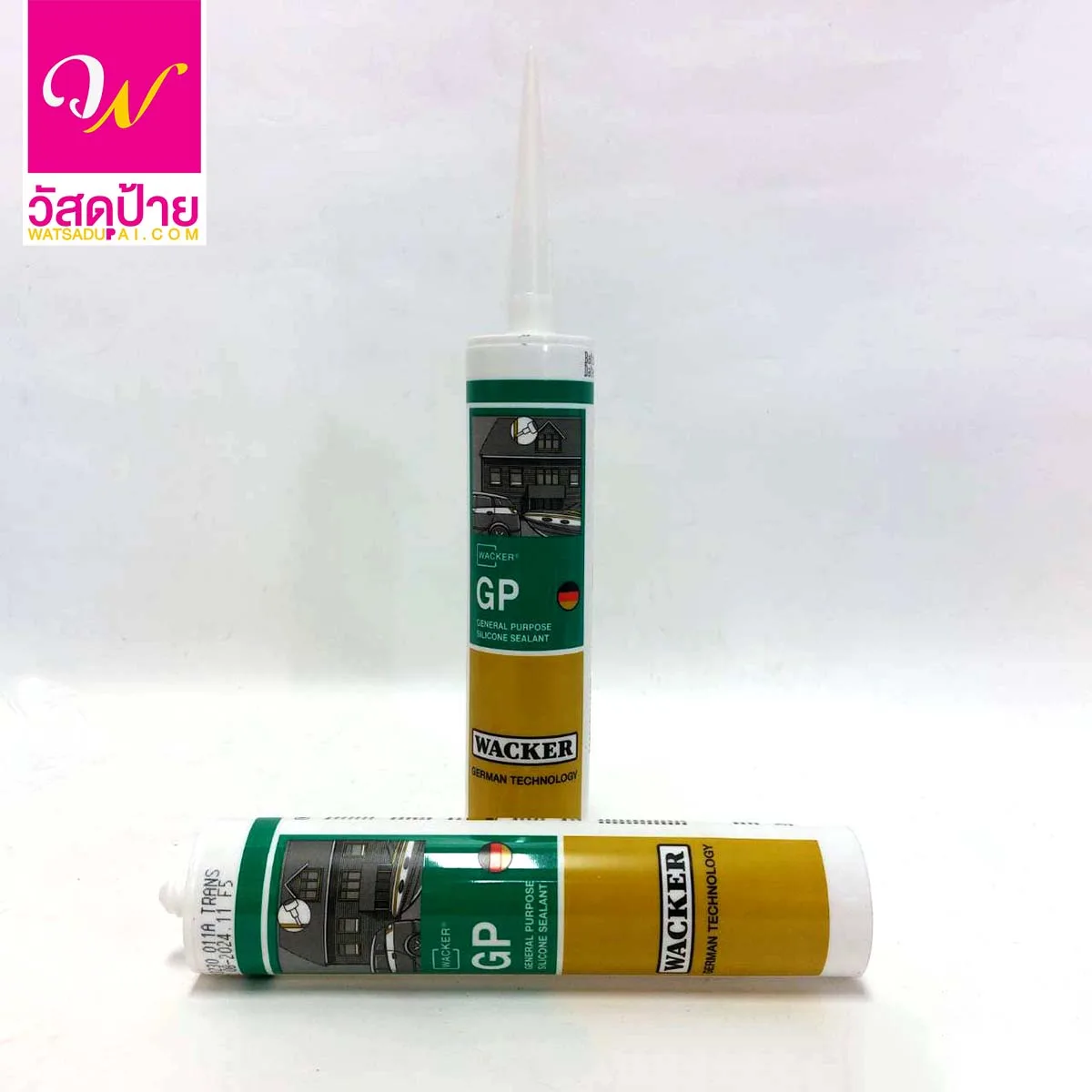 WACKER ซิลิโคน Silicone GP กรด 280 กรัม ซิลิโคน (ใส – Clear ) | Natdesign Co.,Ltd.