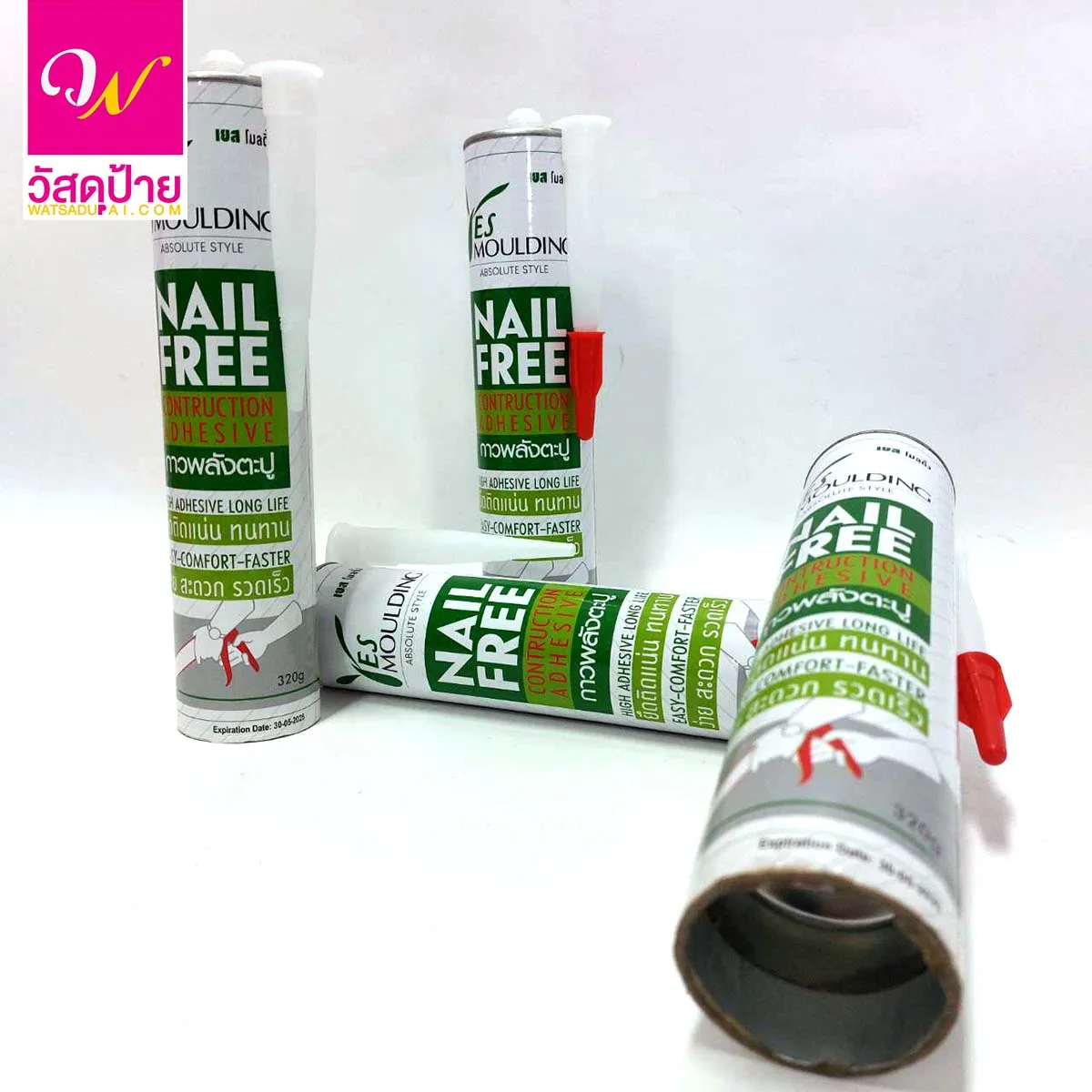 YES MOULDING NAIL FREE กาวพลังตะปู 320 กรัม | Natdesign Co.,Ltd.